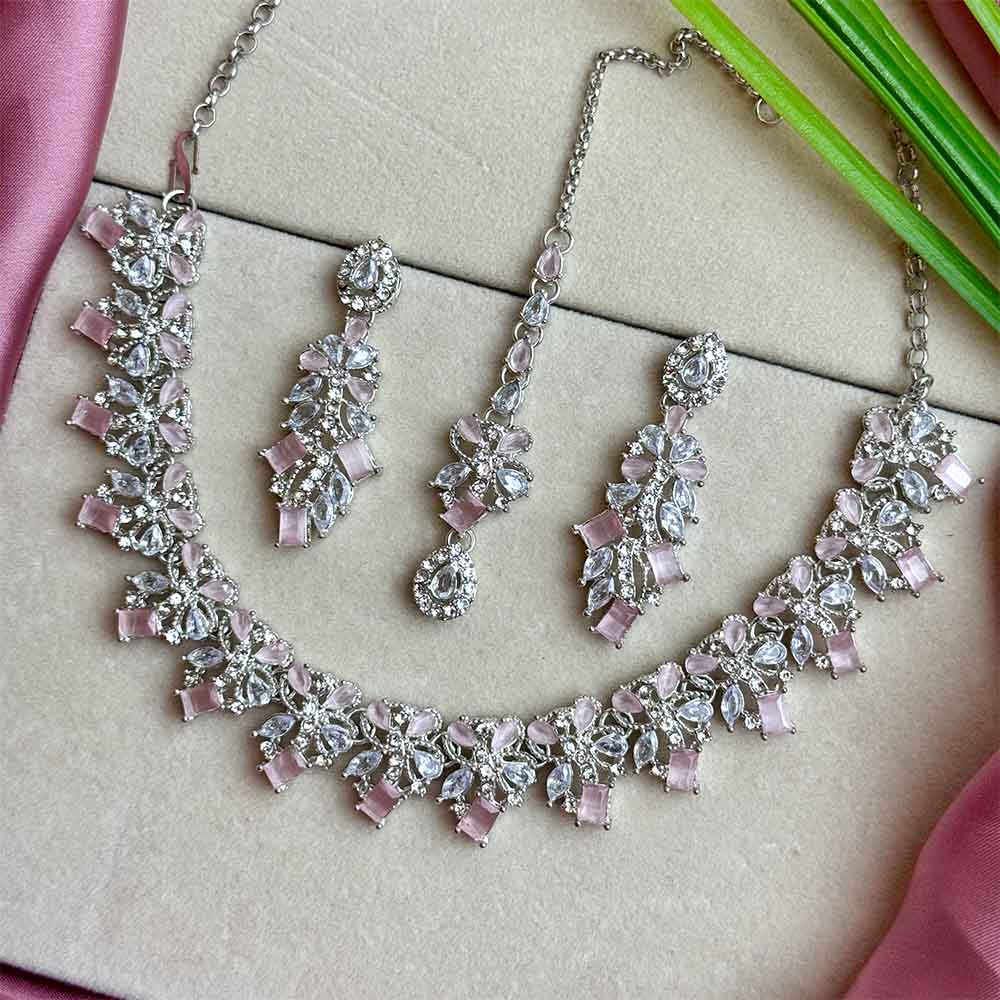 Amelia Set (Silver Pink) – Alita Accessories