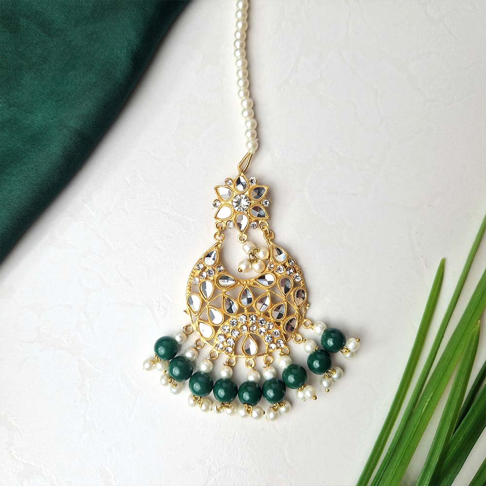 Neelofer Bindiya (Green) – Alita Accessories